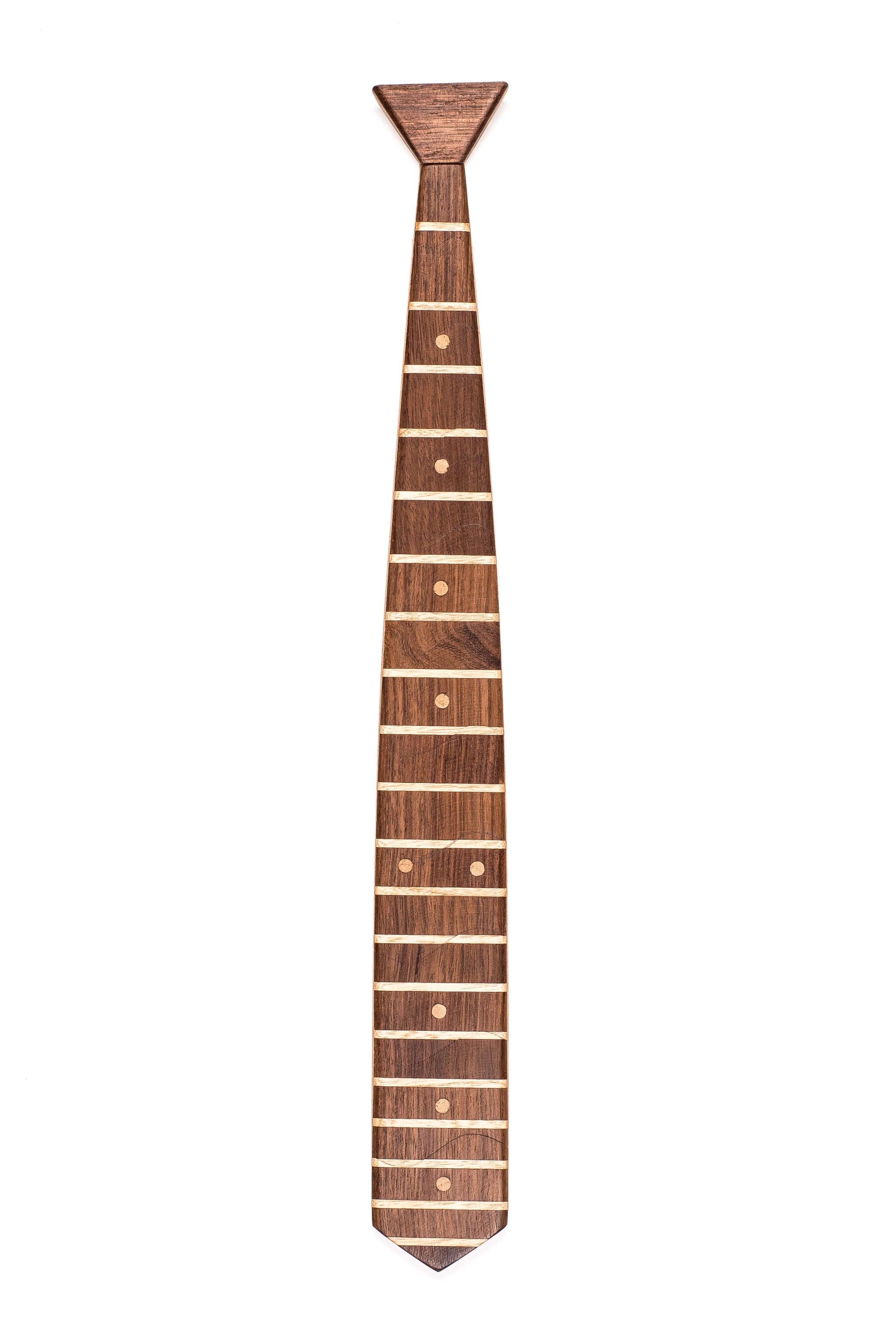 Classic Guitar Fret Dark Wooden Tie – Wooden Ties